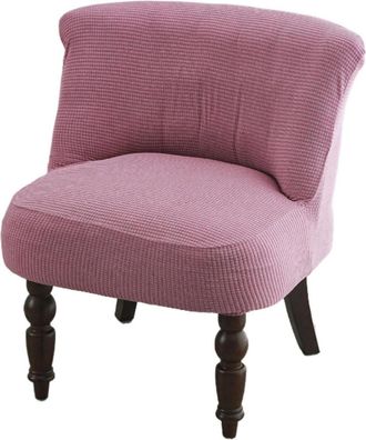 Generic Stretch Bezug Für Stühle Ohne Armlehnen, Jacquard Stoff Spannbezug Waschbar Mit Rutschsicherung, Hunde Freundlicher Möbelschutz Für Sessel, Wohnzimmer