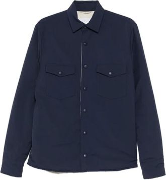 Eleventy Homme, Vestes, Bleu, Taille: M Veste stretch en m&eacute;lange de laine
