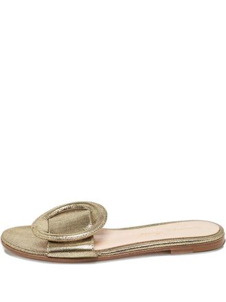 Gianvito Rossi Sandalen mit Schnallen - Gelb