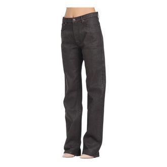 Vicolo Braune Zada Jeans f&uuml;r Frauen - - Jeans - Damen - Schwarzk - L