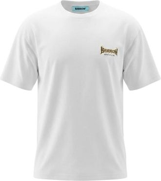 Barrow Barrow, Homme, Tops, Blanc, Taille: XS T-Shirt Jersey