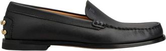 Tod's Femme, Chaussures, Noir, Taille: 38 1/2 EU Cuoio 03M Pantofola Gommini Me