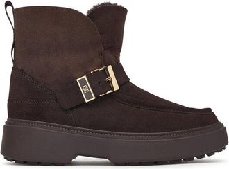 Tommy Hilfiger Schneeschuhe Th Buckle Shearling Snow Boot FW0FW09687 Dunkelbraun