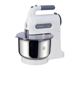 Kenwood HM680 Chefette Batteur, bol en acier 3L ou 500ml, doubles fouets et crochets p&eacute;trisseurs en inox, pratique et robuste