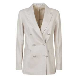 Tagliatore Femme, Vestes, Beige, Taille: 38 FR Veste Parigi