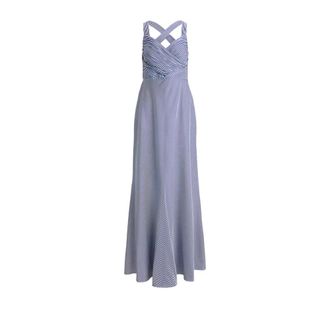 Ralph Lauren Gestreiftes Maxikleid - - Dresses - Damen - Blau - S