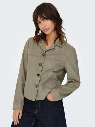 Jacqueline de Yong Lederimitatjacke JDYNICO FAUX SUEDE JACKET OTW SGO NOOS Kunstfaser