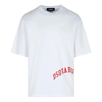Dsquared2 L&auml;ssiges Loose Fit Tee - - Tops - Herren - Wei&szlig; - S