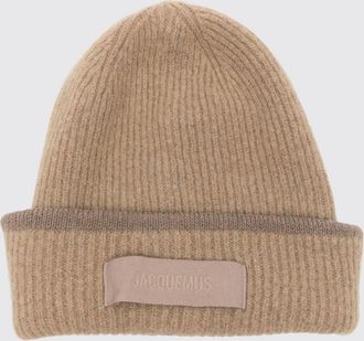 Jacquemus Rippstrick-Beanie mit Umschlag aus Alpaka- und Merinowollmischung
