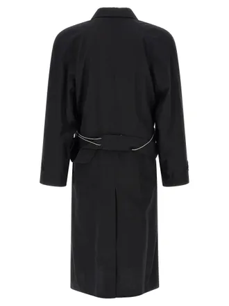Magliano Mens Black Cotton Coat Clothing