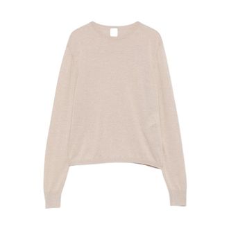 Eleventy Rundhals-Strickware - - Knitwear - Damen - Beige - M