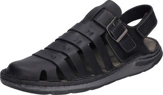 Josef Seibel Herren geschlossene Sandalen Maverick 21,Weite G (Normal),Halbschuhe,bäckersandalen,schließe,Sommerschuhe,schwarz,47 EU