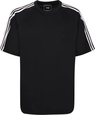 Yohji Yamamoto Homme, Tops, Noir, Taille: XS T-shirt &agrave; manches courtes