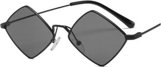Generic Lunettes De Soleil D&eacute;coration De Vacances For Hommes Et Femmes Lunettes De Soleil En M&eacute;tal For Les D&eacute;placements Domicile-travail(Black)