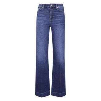 7 For All Mankind Modern Mojo Classic Denim - - Jeans - Damen - Blau - W23