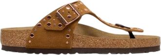 Birkenstock Femme, Chaussures, Brun, Taille: 36 EU Gizeh Rivet