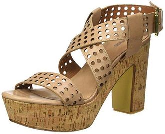 B Private Femme E1504x Sandales Ouvertes, Beige Naturel, 40 EU