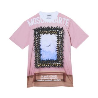 Moschino T-Shirt Tacchi - - Tops - Damen - Mehrfarbig - M