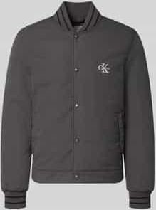 Calvin Klein Jeans Relaxed Fit Bomberjacke aus reiner Baumwolle
