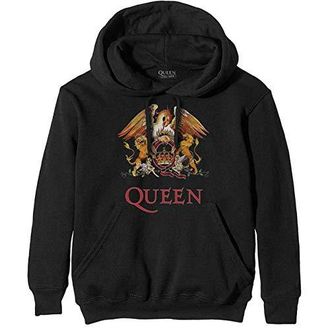 Queen Rockoff Trade Queen Classic Crest Pullover Sweat-Shirt &Agrave; Capuche, Noir (Black Black), XX-Large Homme