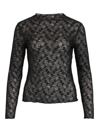 Vila Vifay Funnel Neck L/S Top - Noos