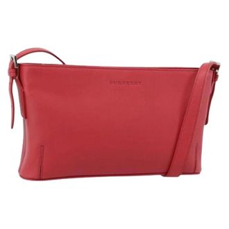 Burberry Sac bandouli&egrave;re vintage doccasion - Femme - Pre-owned - Rouge - Taille: ONE Size