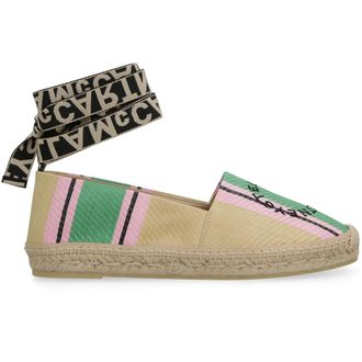 Stella McCartney Femme, Chaussures, Multicolore, Taille: 39 EU Espadrilles en cuir ray&eacute; avec lacets