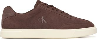 Calvin Klein Sneakers Calvin Klein Low Prof Cupsole Laceup Croc Bt HM0HM02285 Braun