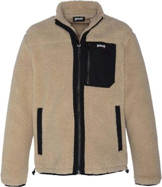 Schott NYC Herren Swwade1 Fleece-Sweatshirt, beige, XXXL
