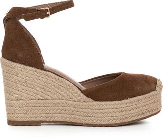 HUGO BOSS Femme, Chaussures, Brun, Taille: 36 EU Sandales &agrave; talons compens&eacute;s
