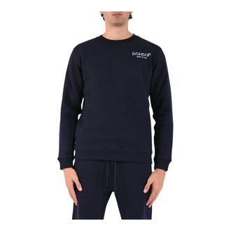 Dondup Homme, Sweatshirts et sweats &agrave; capuche, Bleu, Taille: M SweaT-shirt ras du cou coupe classique