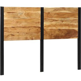 vidaXL Kopfteil 140 cm Massivholz Akazie und Eisen Vidaxl