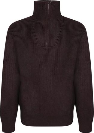 Officine G&eacute;n&eacute;rale Homme, Pulls, Brun, Taille: M Tarek Sweater