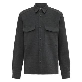 Drykorn Overshirt Flanel - - Jackets - Herren - Schwarzk - L