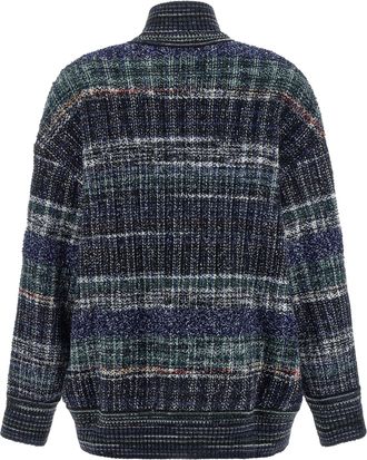 Missoni Womens Blue Wool Cardigan Clothing