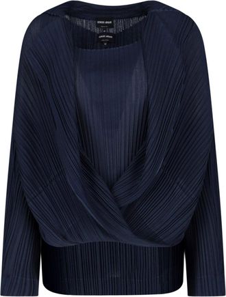 Giorgio Armani Pleated Twin-Set