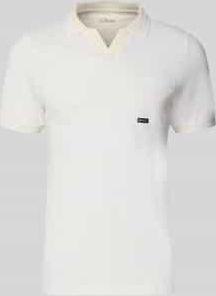 s.Oliver Red Label Regular Fit Poloshirt aus reiner Baumwolle Modell OPEN COLLAR POLO