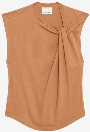 Isabel Marant T-shirt Nayda - Femme - Caramel - Taillexs - Isabel Marant