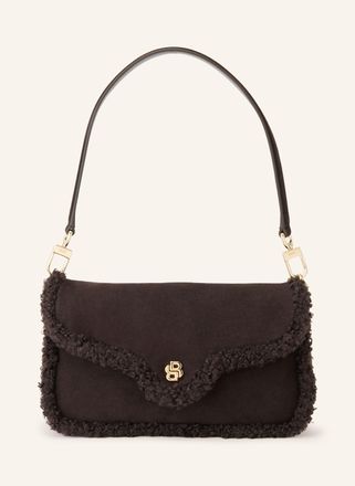 HUGO BOSS Handtasche Boss Beyond Mit Teddyfell braun