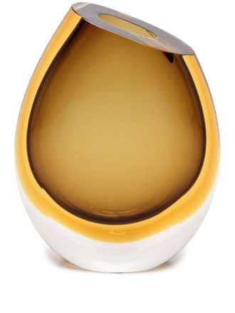 Gardeco Zweifarbige 96 Vase aus Glas - Gelb