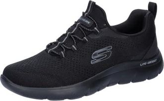 Skechers Baskets pour Homme, Noir, 42.5 EU