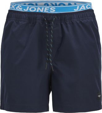 Jack & Jones Jpstmaui Jjswim Db Wb Neon AKM Pls, Navy Blazer, 44