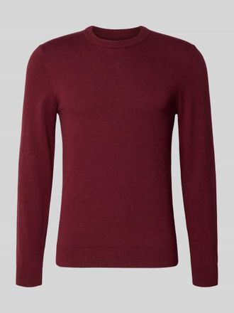 Mc Neal Strickpullover aus Baumwoll-Kaschmir-Mix mit Rundhalsausschnitt