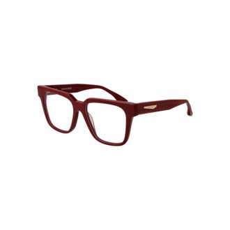 Trussardi Femme, Accessoires, Rouge, Taille: ONE Size Monture de Lunettes Rectangulaires &Eacute;l&eacute;gantes