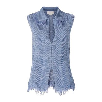 Genny Pullover - - Knitwear - Damen - Blau - S