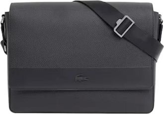 Lacoste Homme, Sacs, Noir, Taille: ONE Size Chantaco Messenger