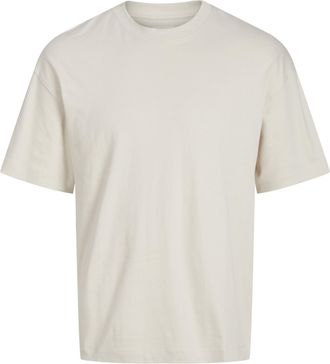 Jack & Jones Herren JJEURBAN Edge Tee SS O-Neck NOOS, Moonbeam, M