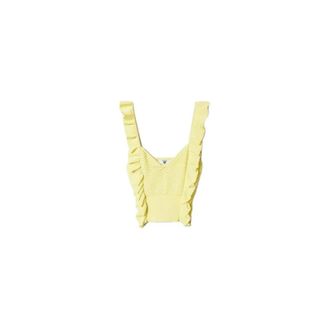 Twinset Femme, Tops, Jaune, Taille: 36 FR Top