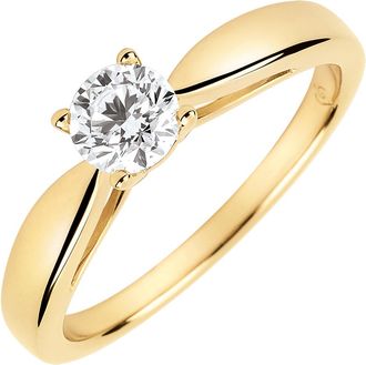Edenly Solitaire rosé - Diamant 0.4 Karat - Gelbgold 18 Karat