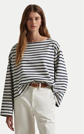 Polo Ralph Lauren Bluse 211959103004 Dunkelblau Relaxed Fit